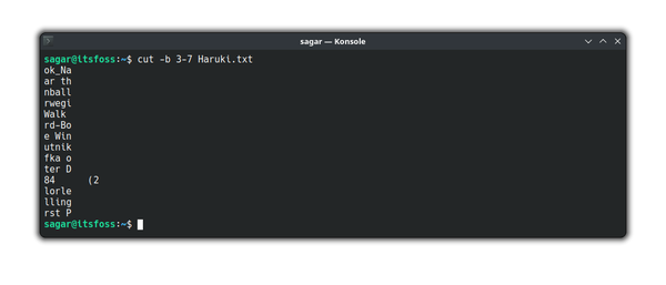 Cut Command Examples - 2threads