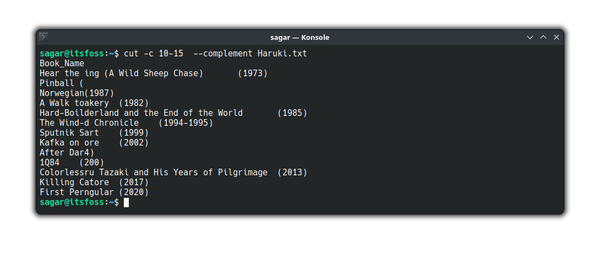 Cut Command Examples - 2threads